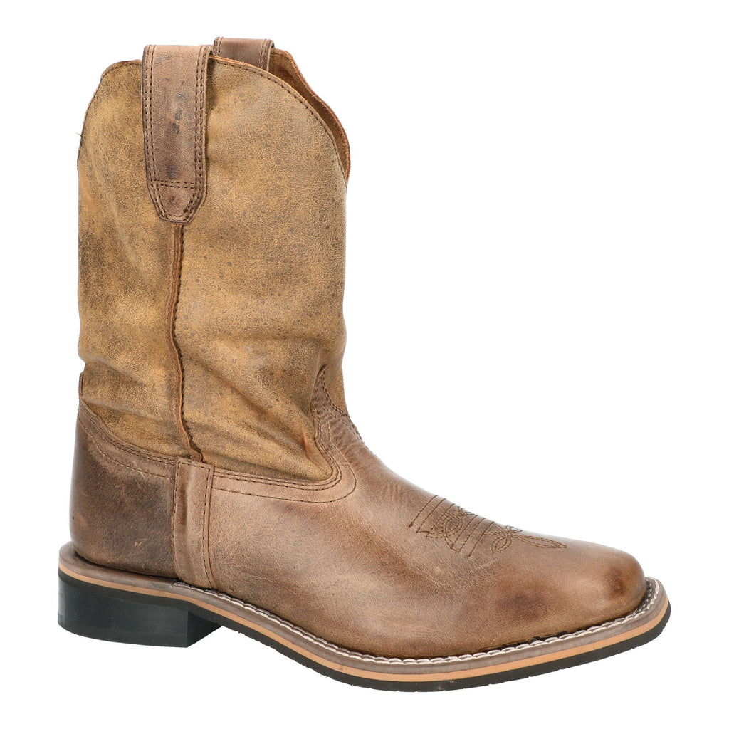 Smoky Mountain Youth Waylon Brown Oil Distress Leather Western Boot ...
